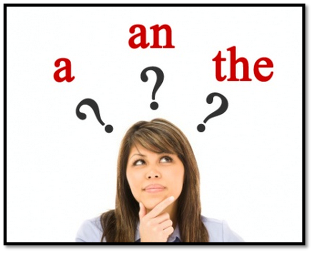 ARTICLES - a, an & the | Rob Marsh